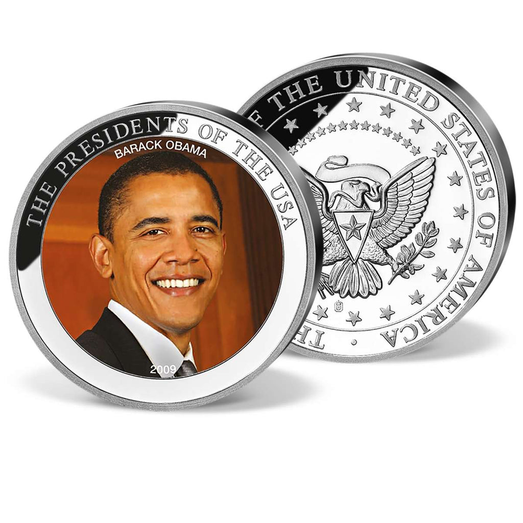 Barack Obama Commemorative Color Coin – American Mint