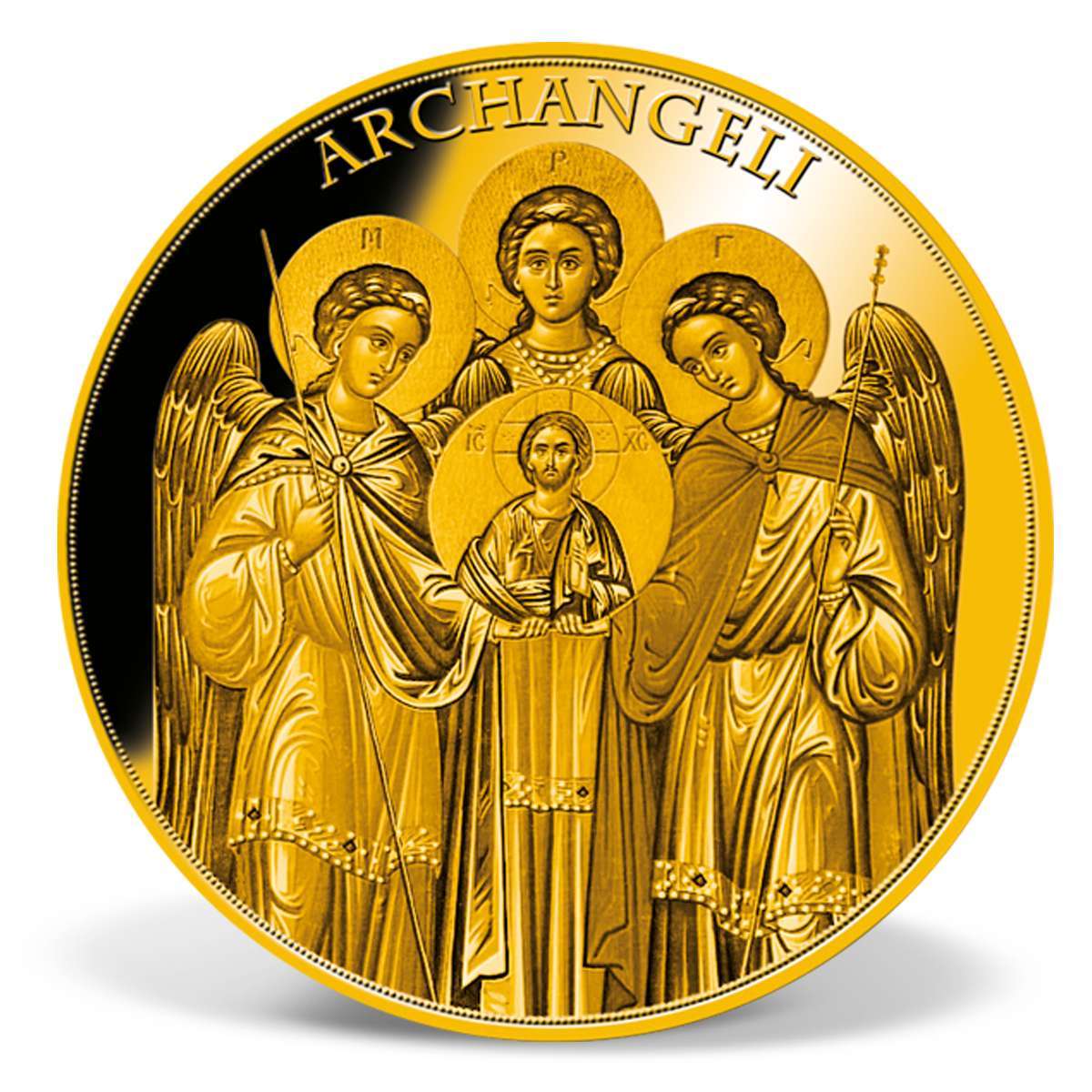Colossal Archangels Commemorative Coin | Gold-Layered | Gold | American ...