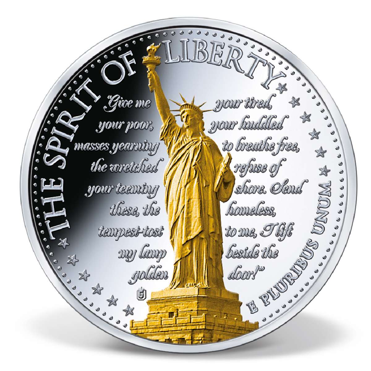 Goddess of Liberty Commemorative Coin | Gold-Layered | Gold | American Mint