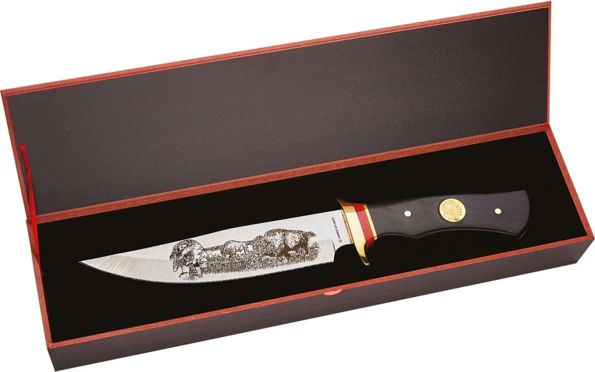 Gold Buffalo Bowie Knife | Wildlife | Pocket Knives | Knives | Other ...