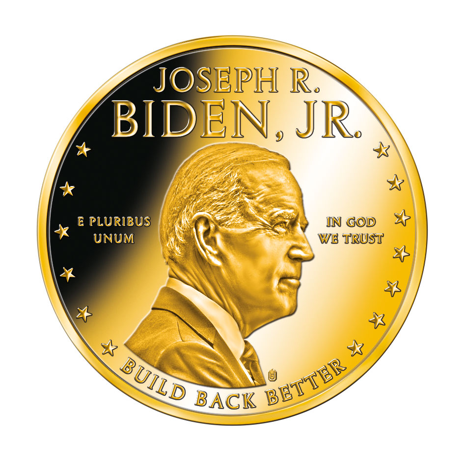 Joe Biden - Soul of this Nation Commemorative Coin | Gold-Layered ...