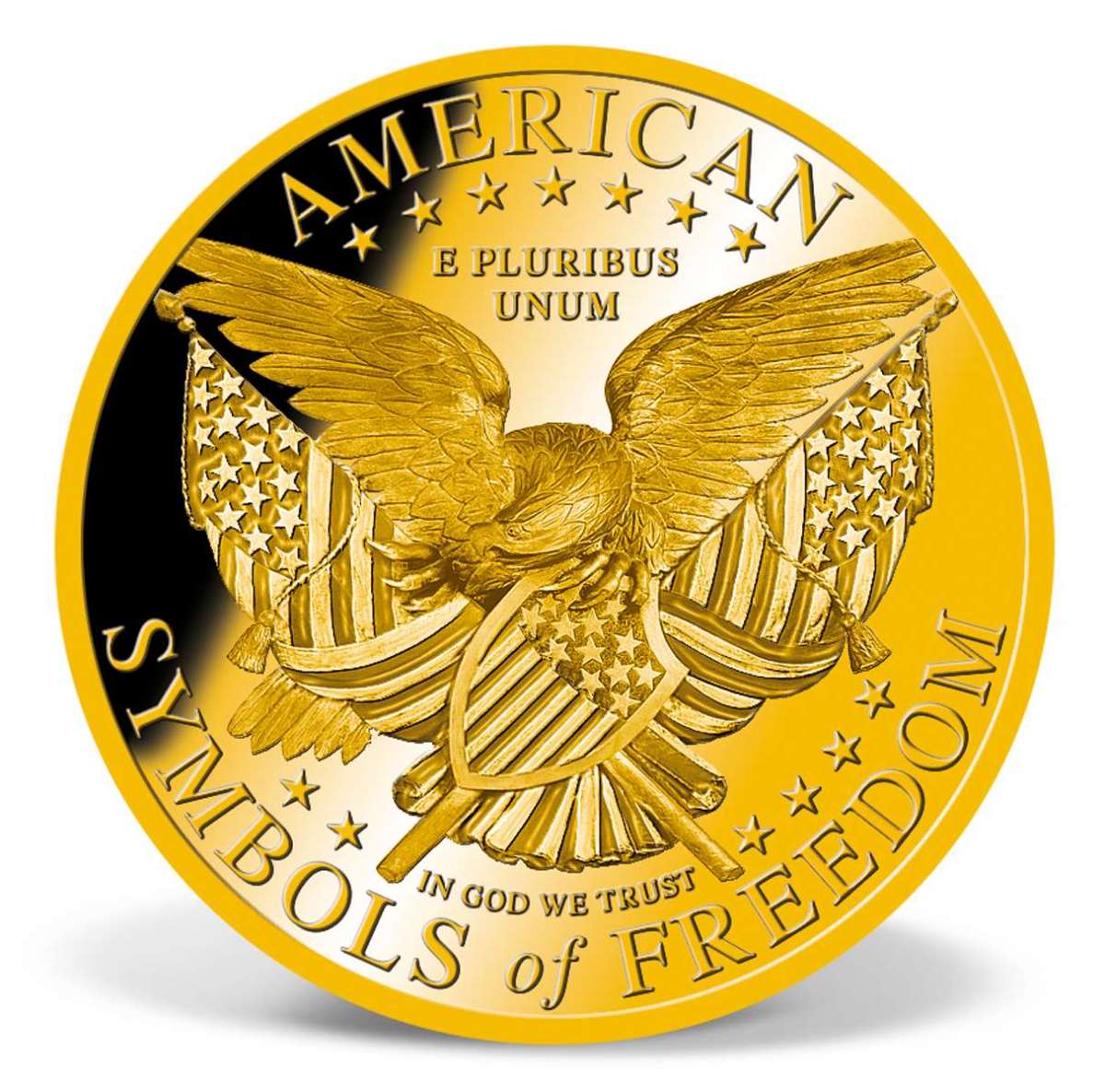 Liberty - Symbols of Freedom Commemorative Gold Coin | Solid Gold ...