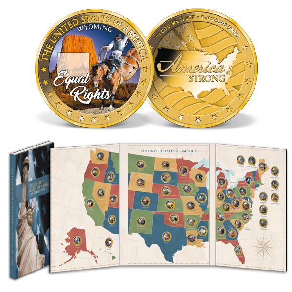 America Strong Commemorative Coin Set | Gold-Layered | Gold | American Mint