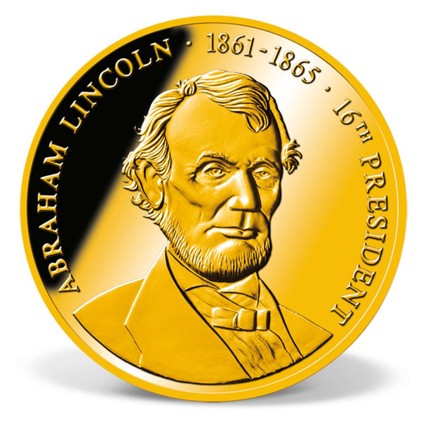 Faces of Mount Rushmore Coin Set | Gold-Layered | Gold | American Mint