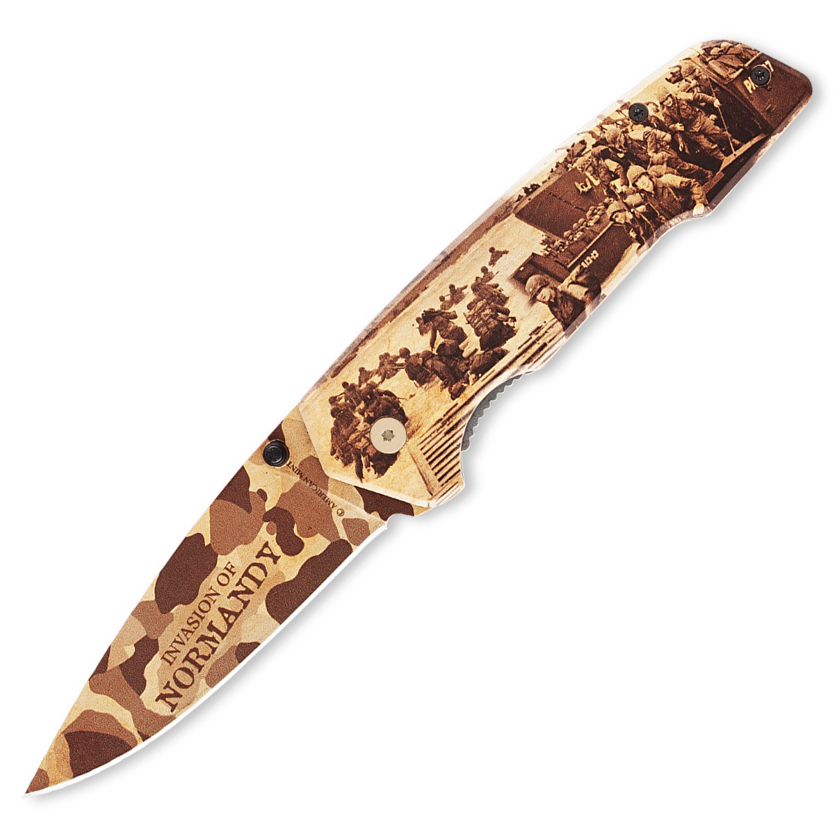 Invasion of Normandy Pocket Knife | Patriotic | Pocket Knives | Knives ...