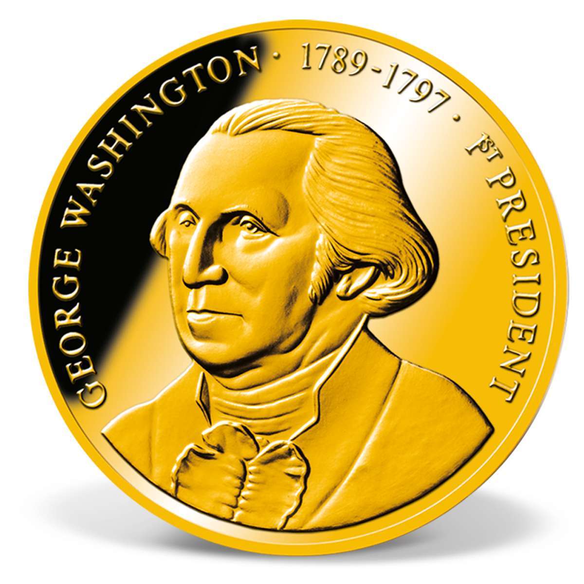 Faces of Mount Rushmore Coin Set | Gold-Layered | Gold | American Mint