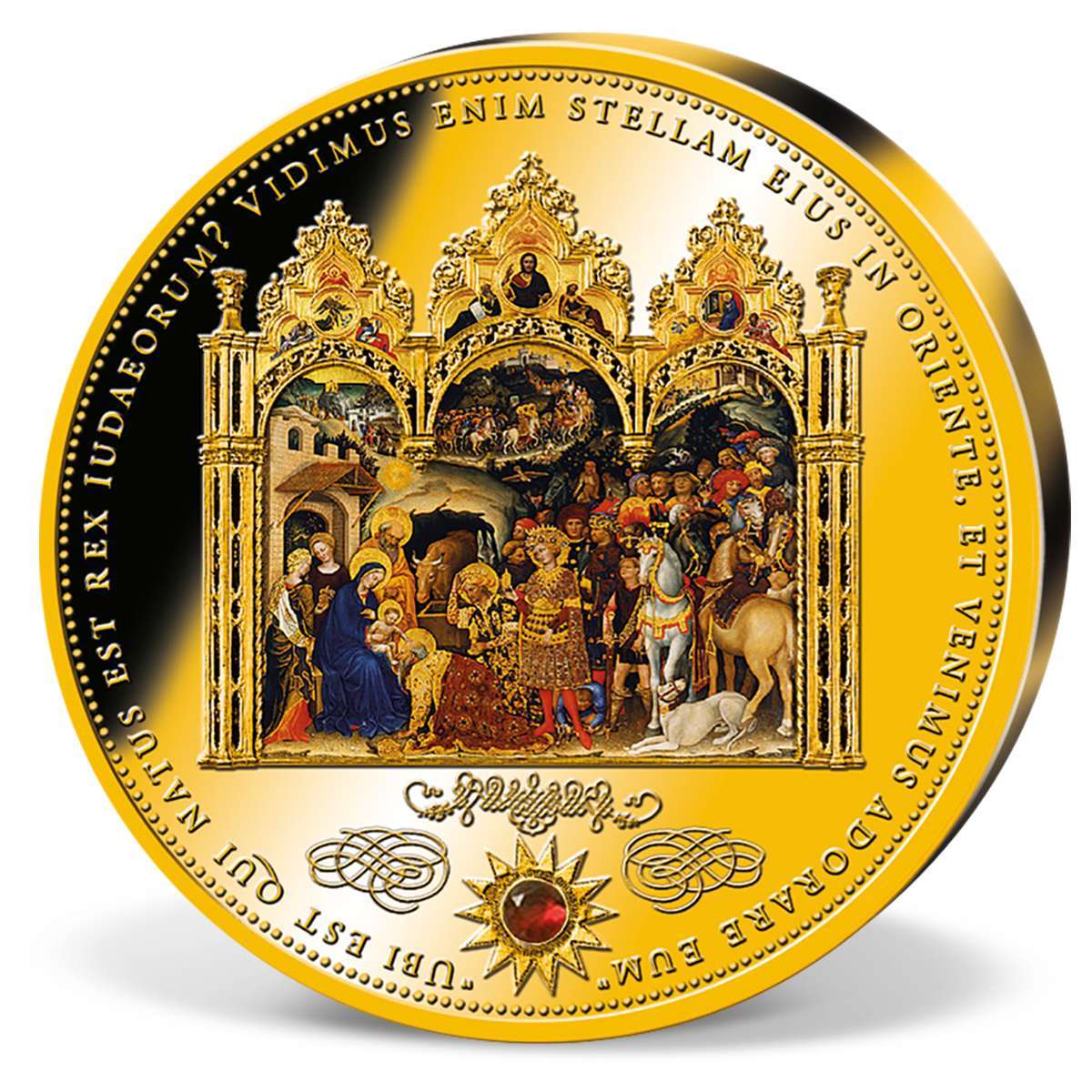 The Three Wise Men Commemorative Coin | Gold-Layered | Gold | American Mint