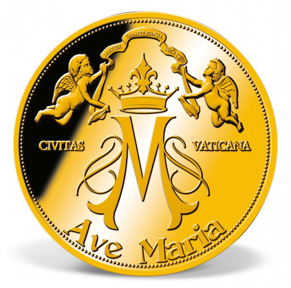 Hail Mary Commemorative Coin | Gold-Layered | Gold | American Mint