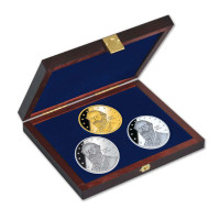 Robert E. Lee Precious Metal Coin Set | Gold-Layered | Gold | American Mint