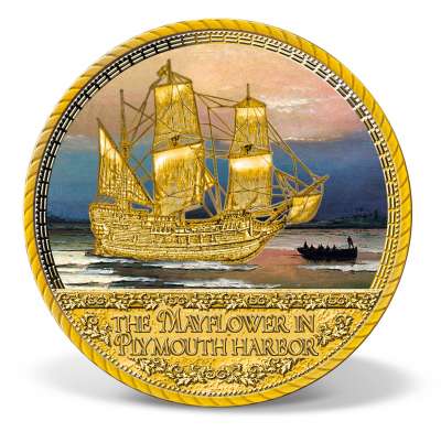 The Mayflower Coin Set | Gold-Layered | Gold | American Mint