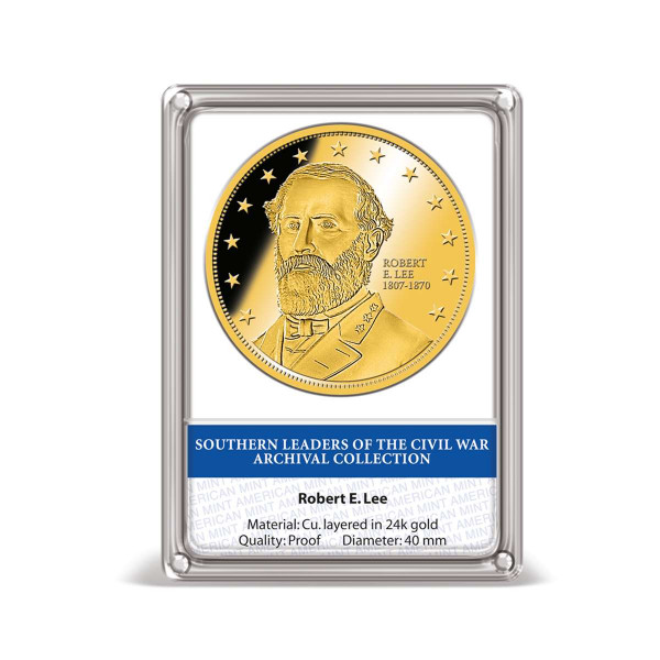 Robert E. Lee Archival Edition Commemorative Coin | Gold-Layered | Gold ...