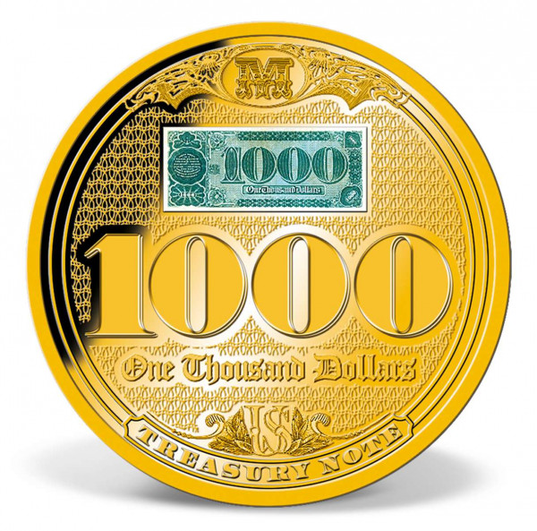 1890 Treasury Note Coin | American Mint