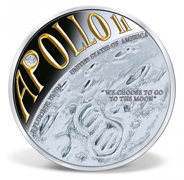 Apollo 11 Launch Commemorative Coin | Silver-Plated | Silver | American ...