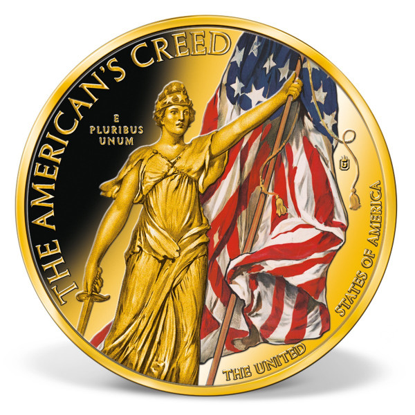 United States of America Commemorative Coin | Gold-Layered | Gold ...