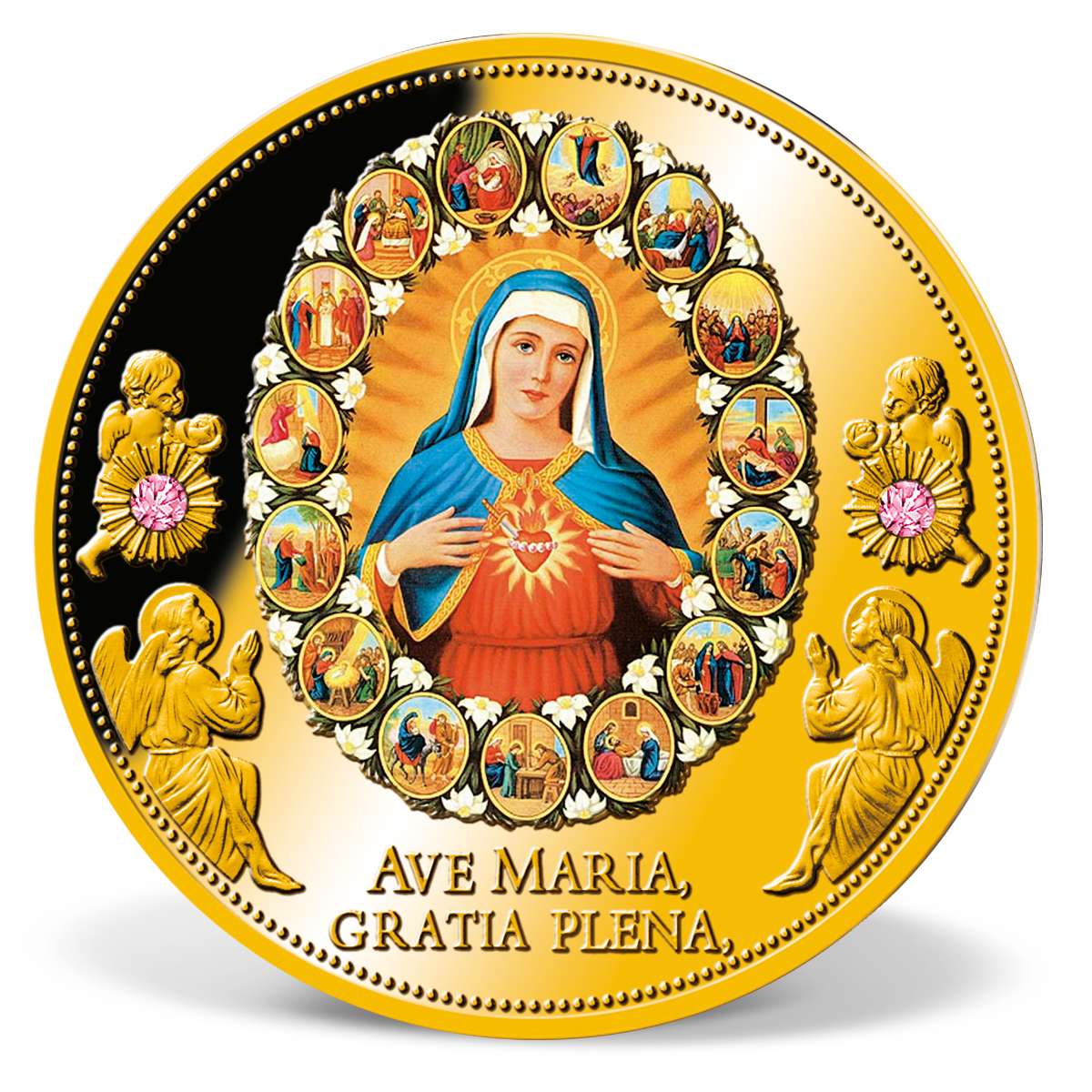Hail Mary Commemorative Coin | Gold-Layered | Gold | American Mint