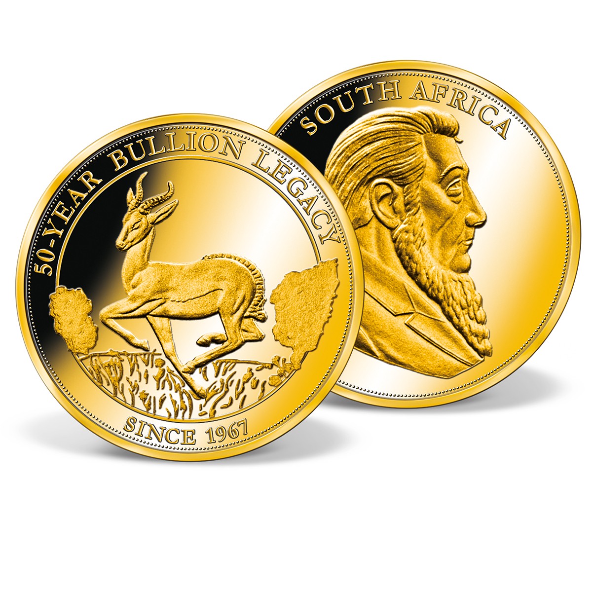 50 Years Investment Strike Commemorative Gold Coin | Solid Gold | Gold ...