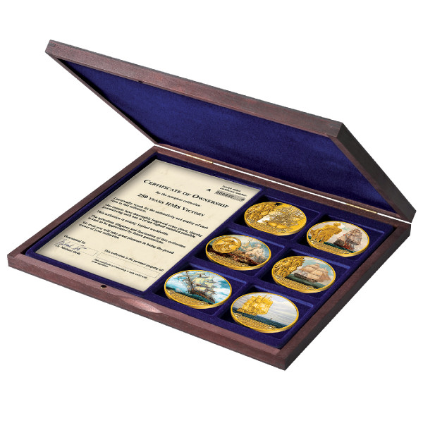 250th Anniversary HMS Victory Set | Gold-Layered | Gold | American Mint