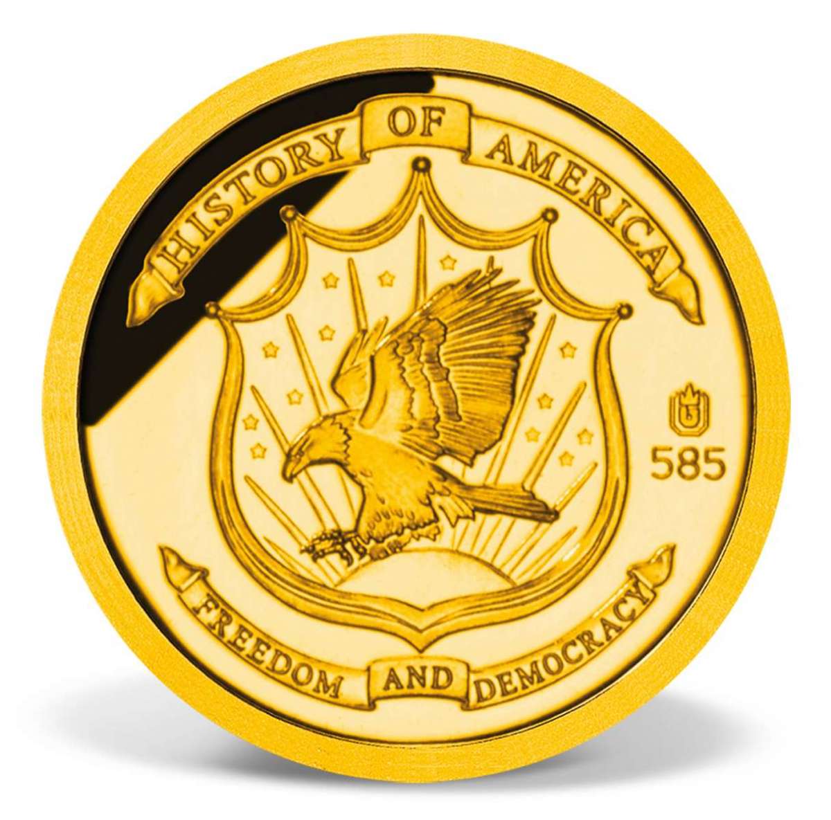 Statue of Liberty Commemorative Gold Coin | Solid Gold | Gold ...