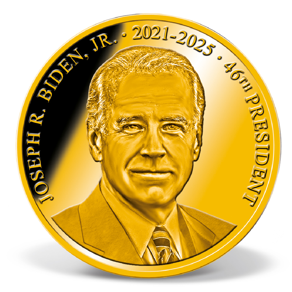 President Joe Biden Commemorative Coin | Gold-Layered | Gold | American ...
