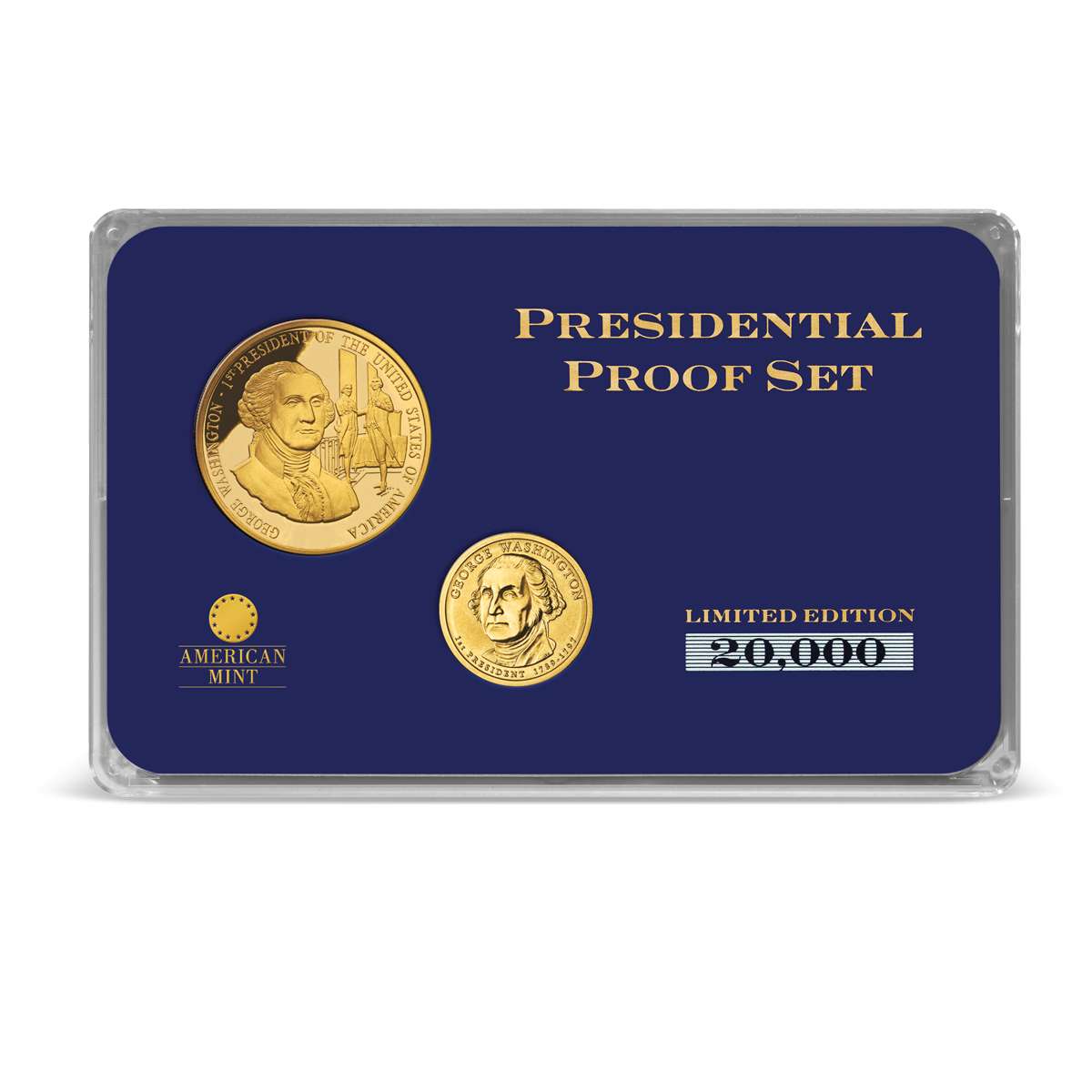 George Washington Presidential Coin Tribute | Gold-Layered | Gold ...