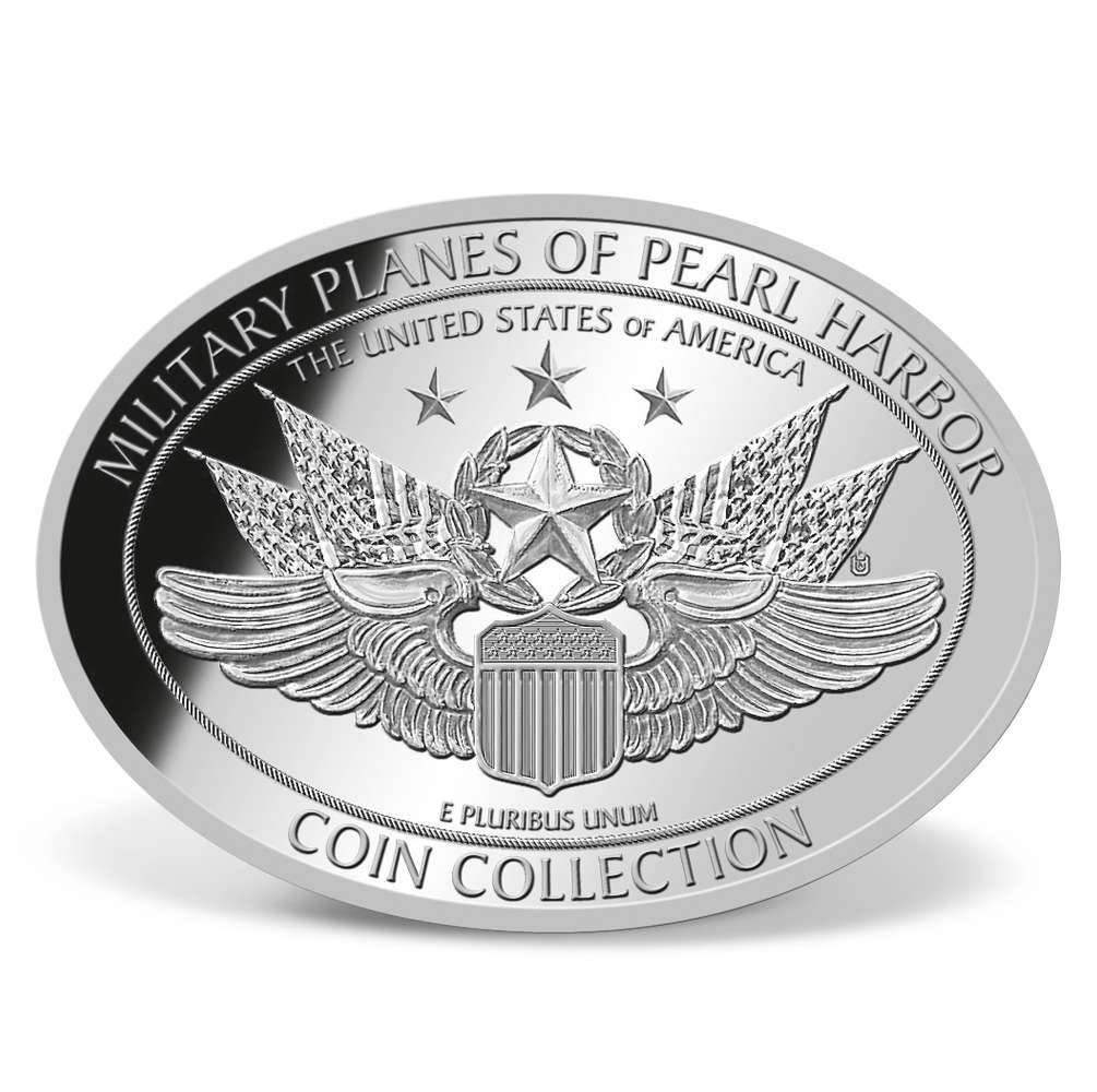 Boeing B-17 Flying Fortress Oval-shaped Commemorative Coin | Silver ...