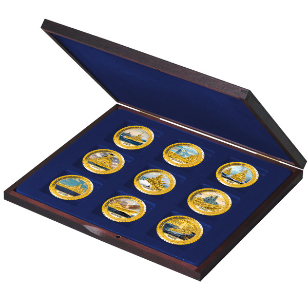 Famous Battleships of World War II Coin Set | Gold-Layered | Gold ...