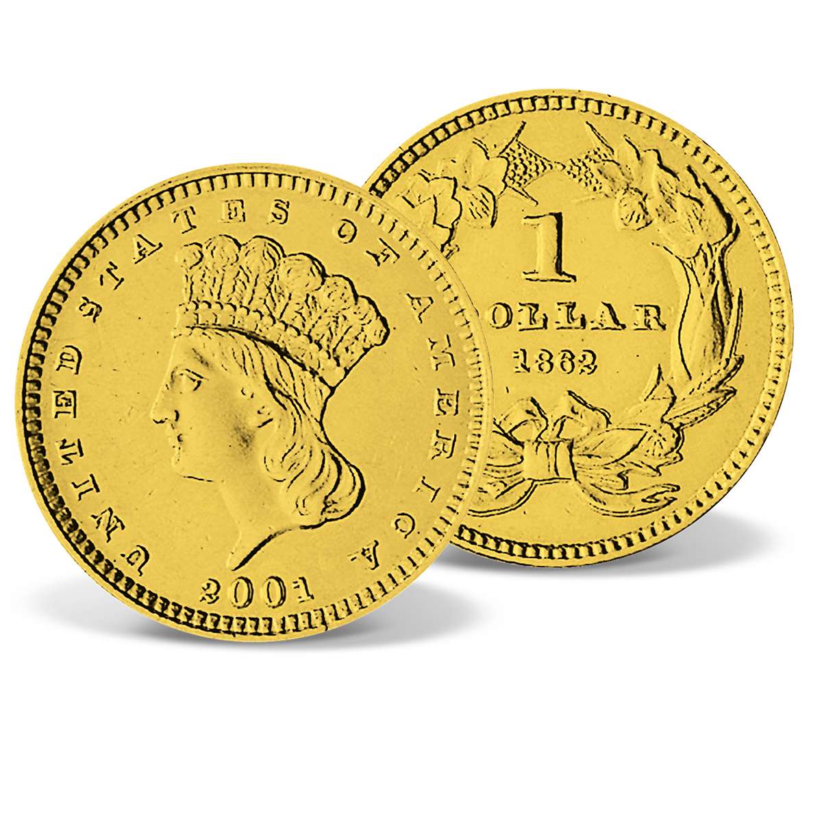 Indian Head Dollar Gold Replica | Solid Gold | Gold | American Mint