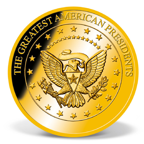Barack Obama Commemorative Coin | Gold-Layered | Gold | American Mint