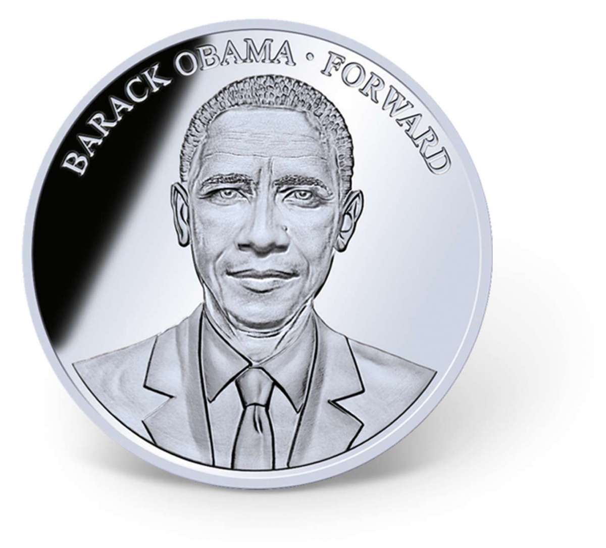 President Barack Obama Precious Metal Coin Set | Gold-Layered | Gold ...