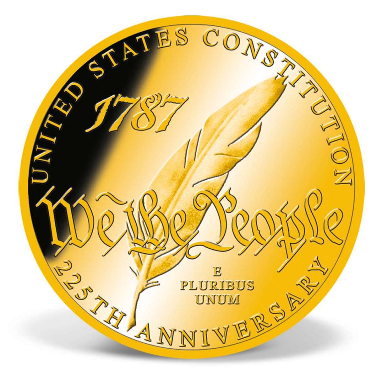 Form a More Perfect Union Commemorative Coin | Gold-Layered | Gold ...