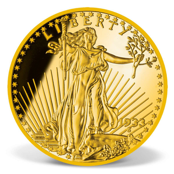1933 Double Eagle Archival Edition Commemorative Coin | Gold-Layered ... 1933 Double Eagle Archival Edition Commemorative Coin | Gold-Layered ...