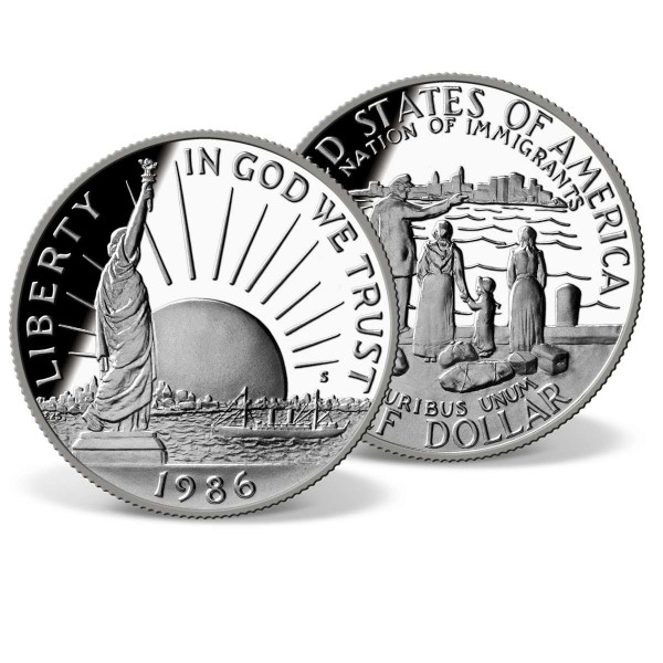 1986 Statue Of Liberty Half Dollar Coin American Mint