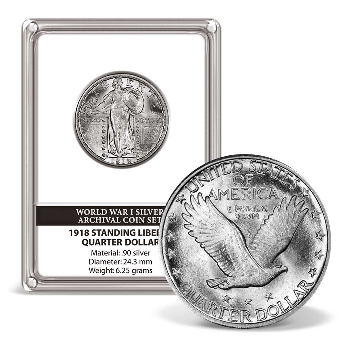 World War I Archival Silver Coin Set | Solid Silver | Silver | American ...