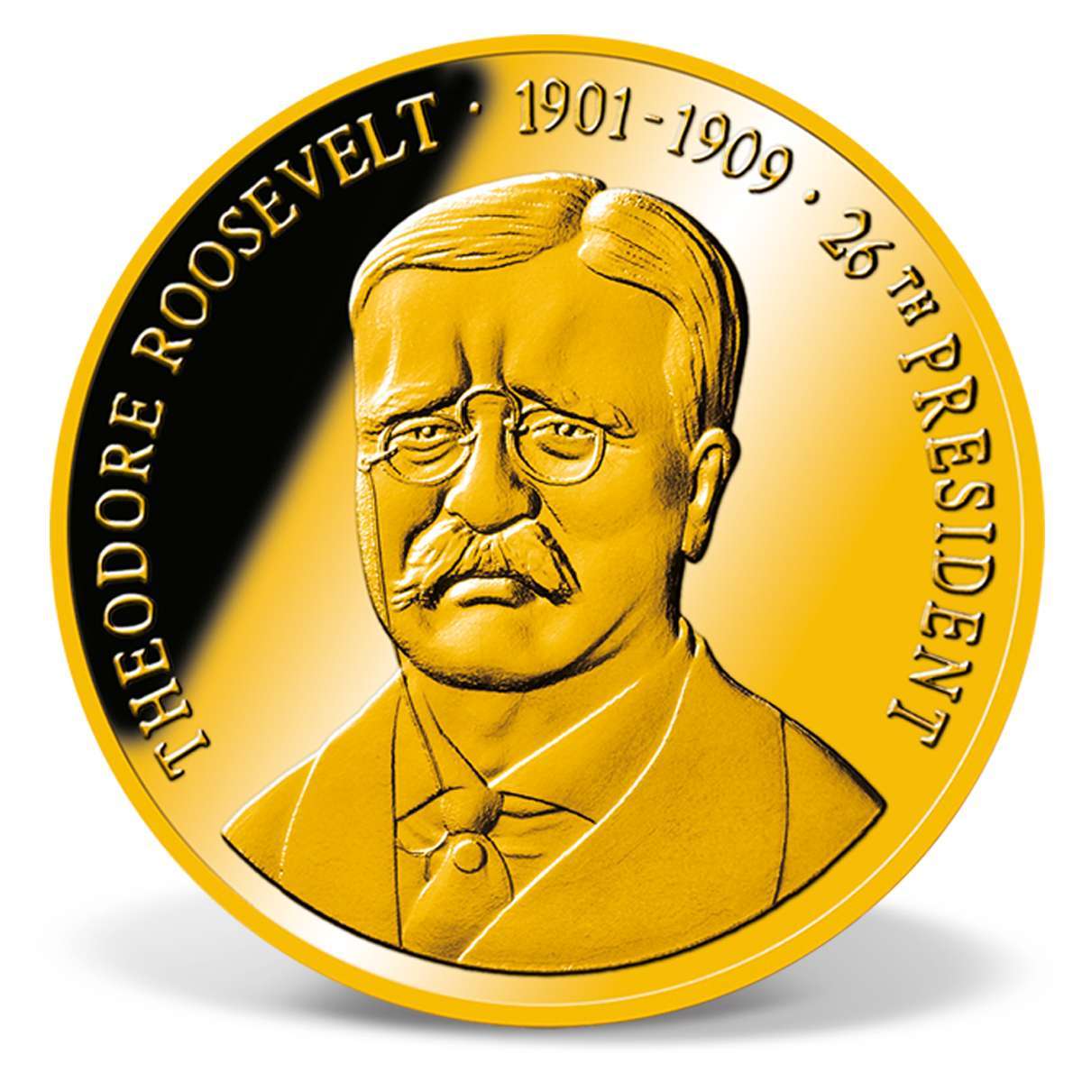 Faces of Mount Rushmore Coin Set | Gold-Layered | Gold | American Mint