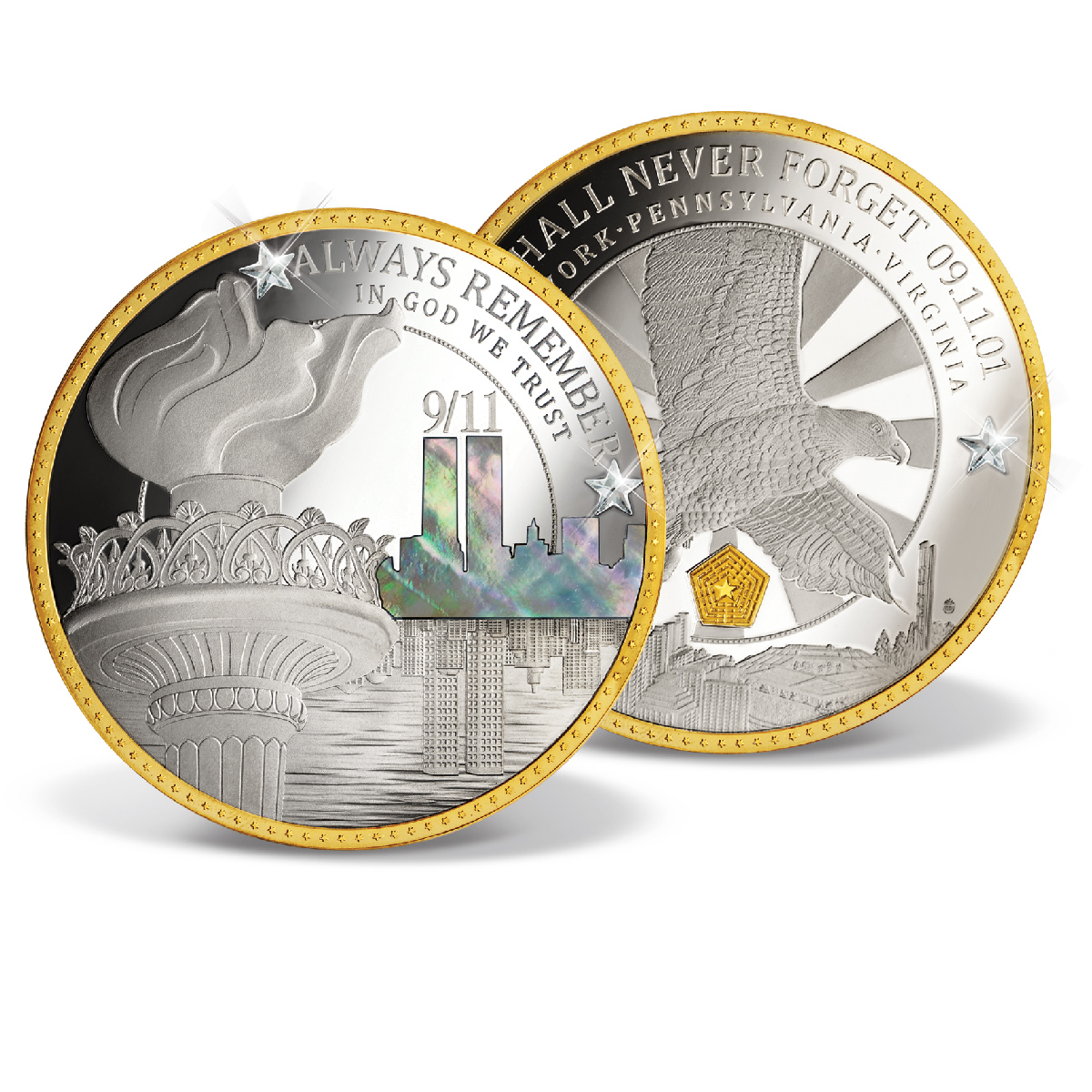 Always Remember Colossal Commemorative Coin | Gold-Layered | Gold ...