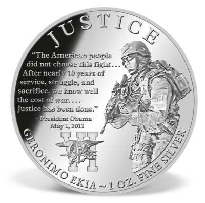 Justice - Geronimo EKIA Precious Metal Coin Set | Gold-Layered | Gold ...