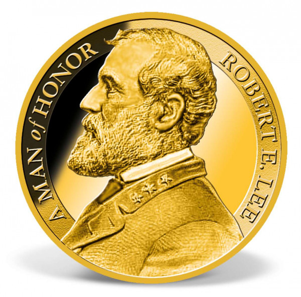 Robert E. Lee Command Commemorative Coin | Gold-Layered | Gold ...