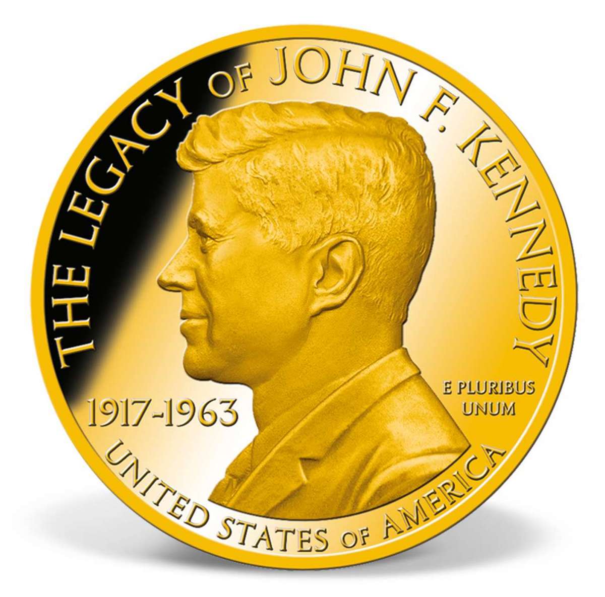 Kennedy and the Civil Rights Movement Commemorative Coin | Gold-Layered ...