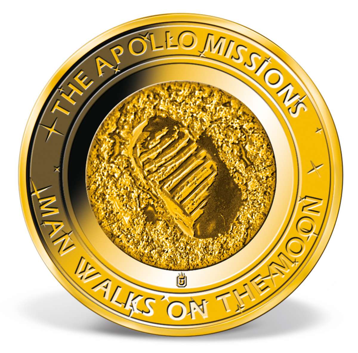 The Apollo Missions Color Coin Set | Gold-Layered | Gold | American Mint