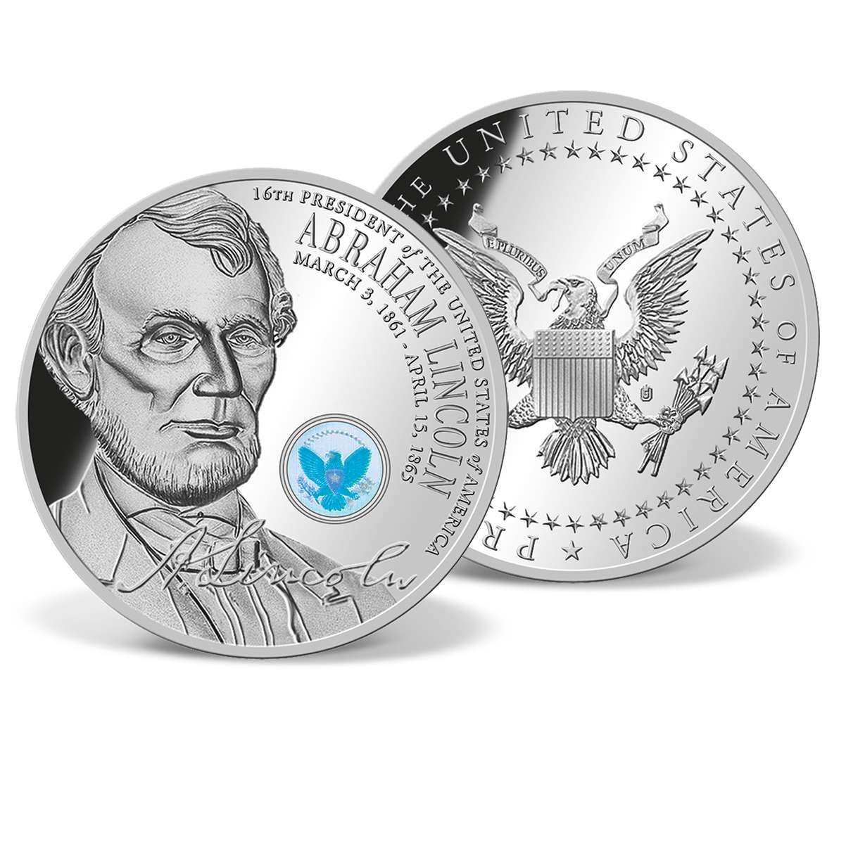 Abraham Lincoln Official Presidential Hologram Commemorative Coin ...