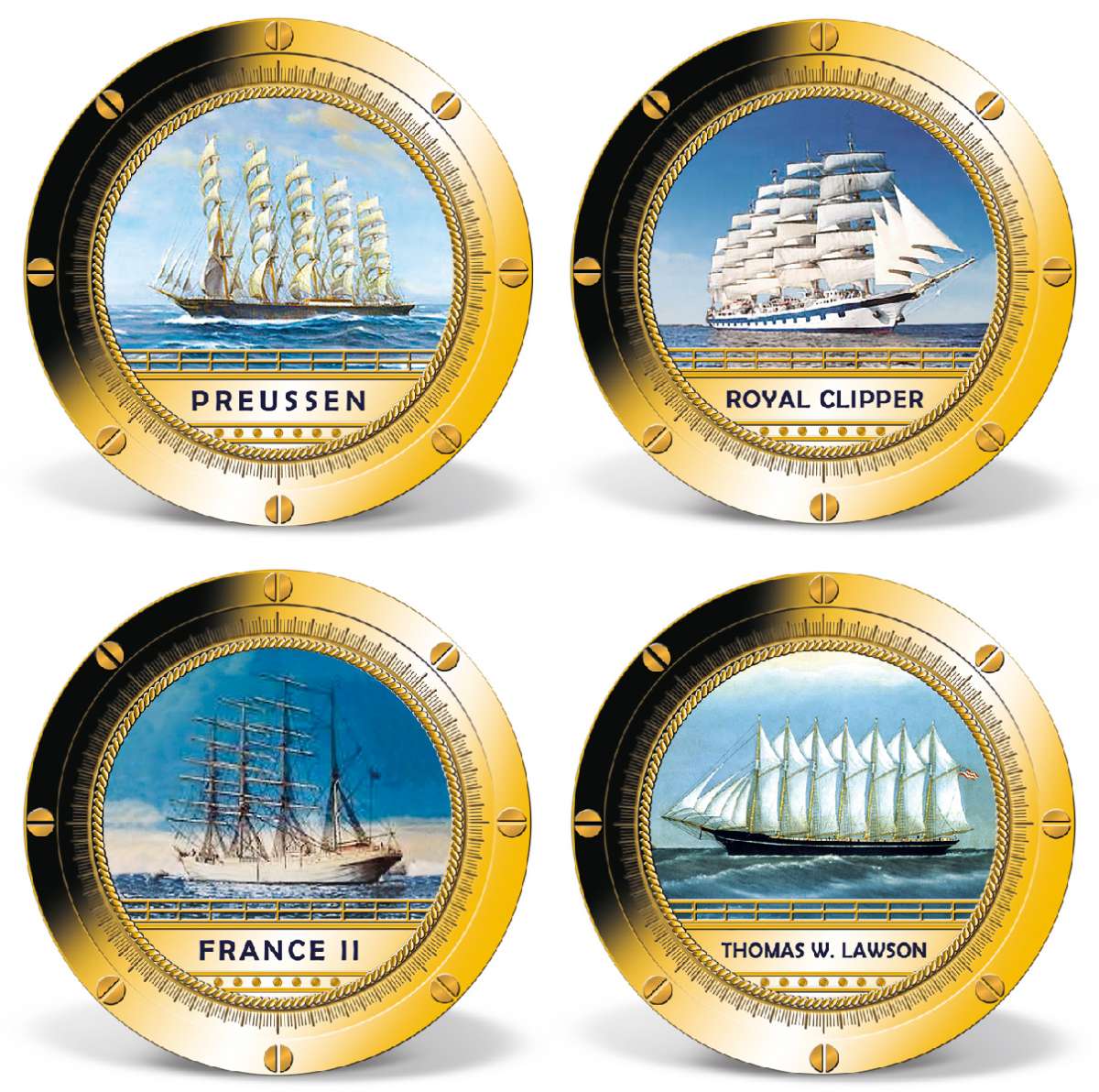 Famous Ships of the World Coin Set | Nostalgia/20th Century ...