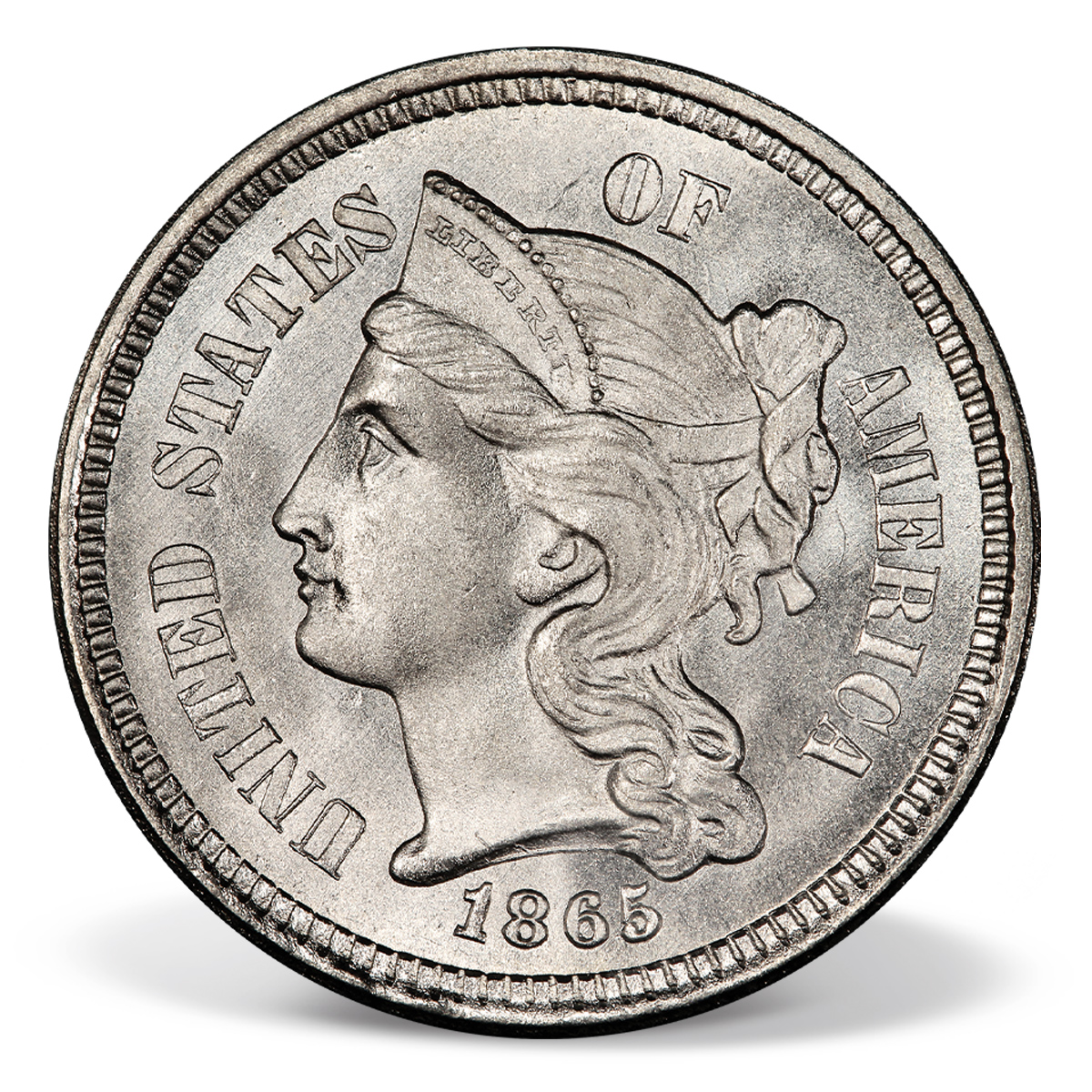 1865-1889 Three-Cent Nickel | Antiques | Legal Tender Coins | U.S ...