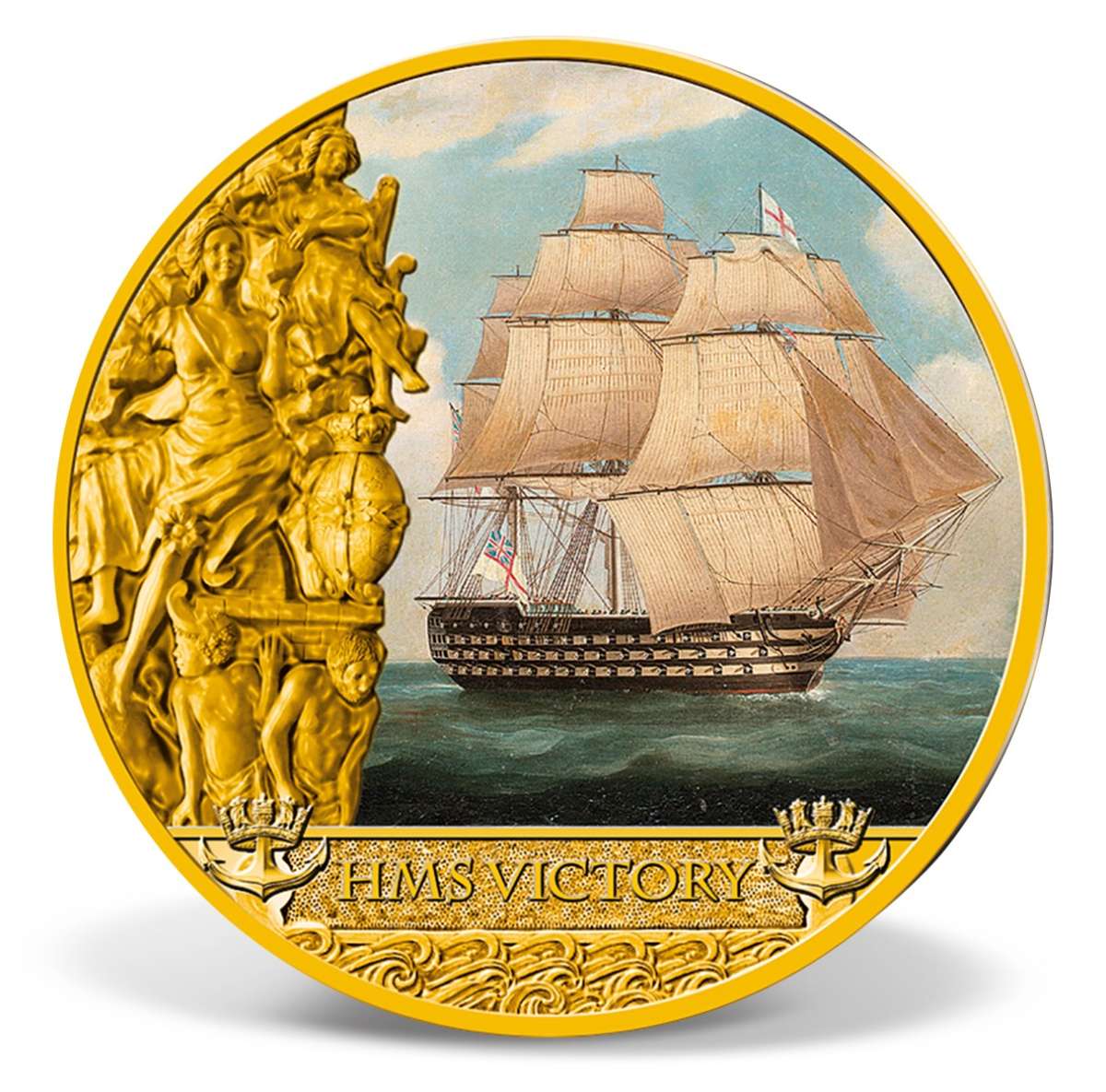 250th Anniversary HMS Victory Set | Gold-Layered | Gold | American Mint