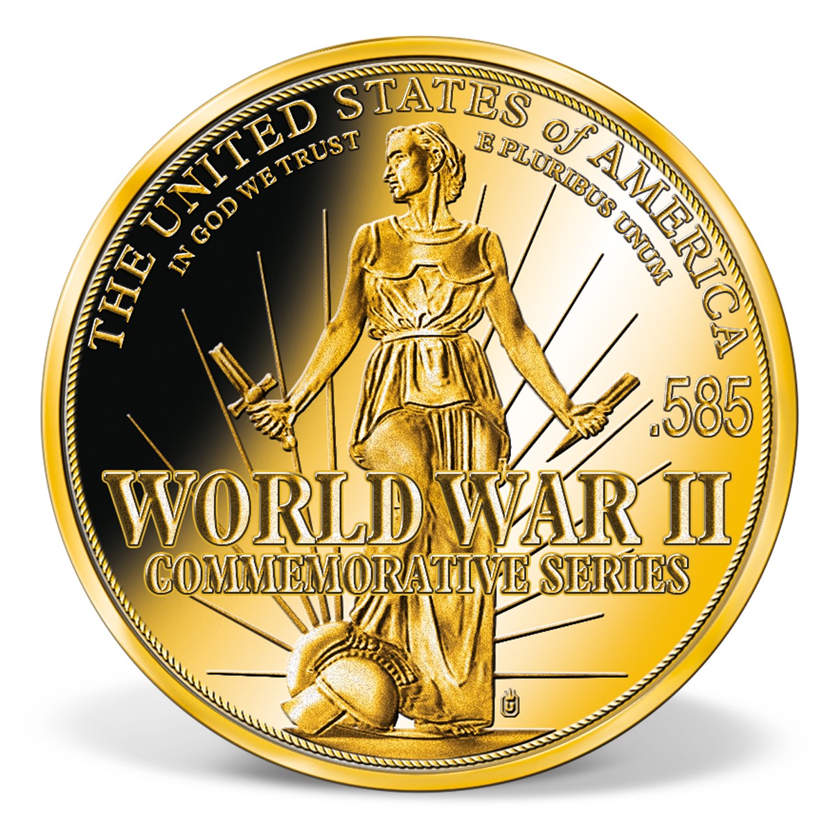 Victory Over Japan Commemorative Gold Coin | Solid Gold | Gold ...