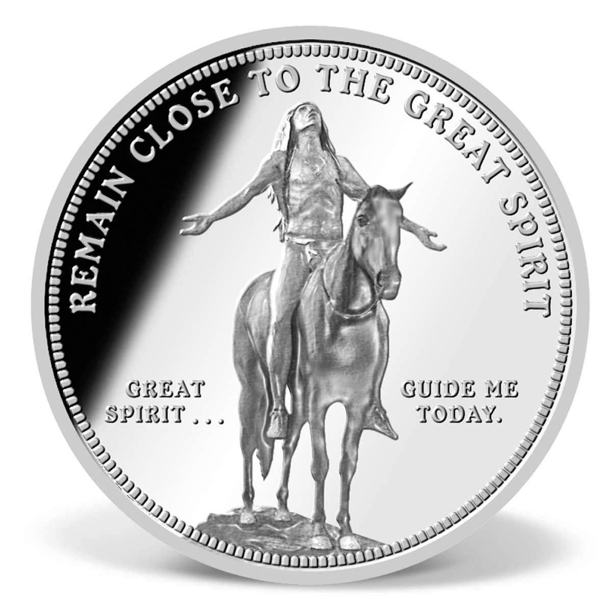 Remain Close to Great Spirit Commemorative Coin | Silver-Plated ...