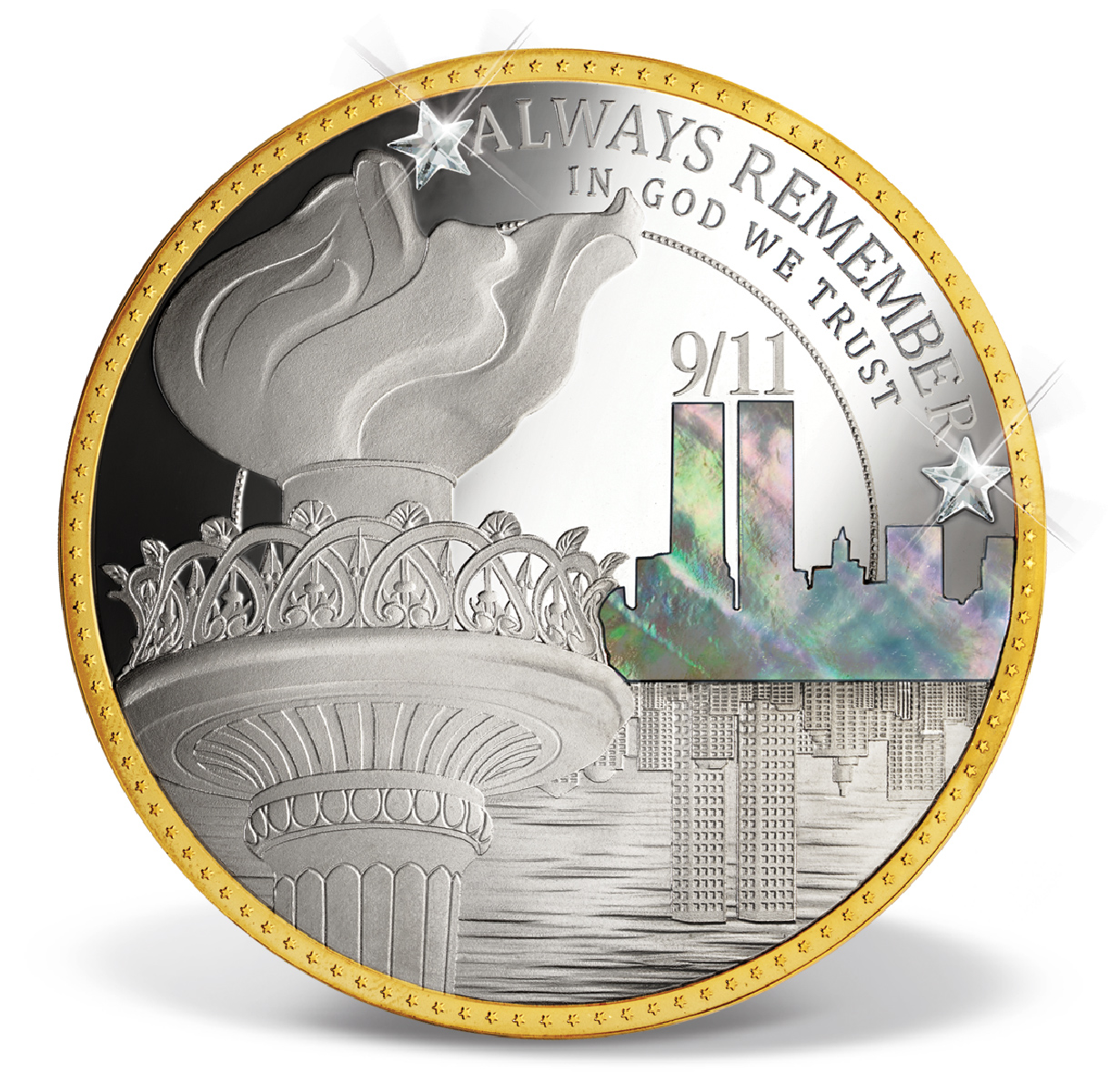 Always Remember Colossal Commemorative Coin | Gold-Layered | Gold ...