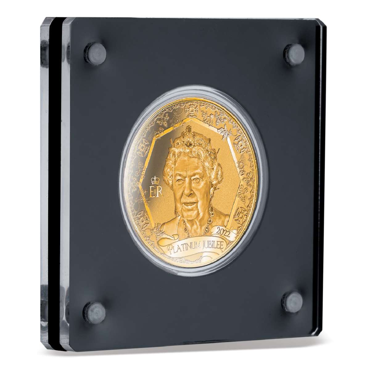 Queen Elizabeth II - Platinum Jubilee Pure Gold Commemorative Coin ...