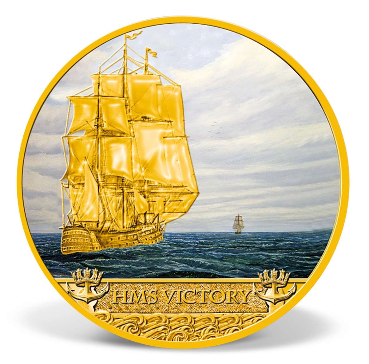 250th Anniversary HMS Victory Set | Gold-Layered | Gold | American Mint