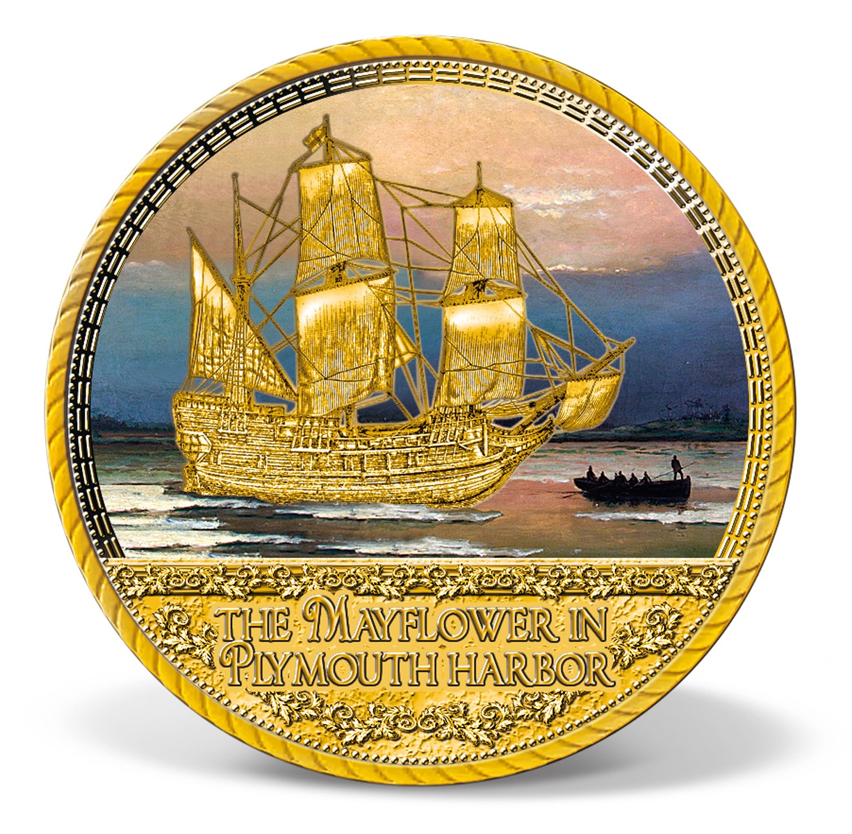 The Mayflower Coin Set | Gold-Layered | Gold | American Mint