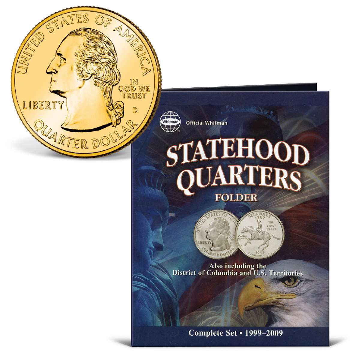 Gold-Layered State Quarters Set | Gold-Layered | Gold | American Mint